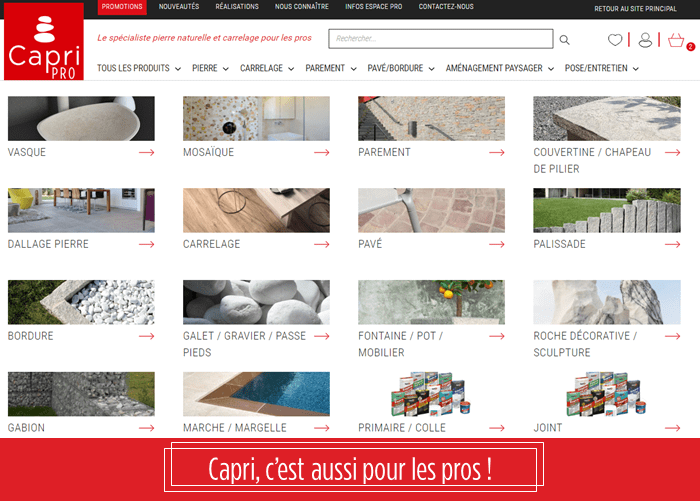 Capri, c'est aussi pour les pros ! - Capri